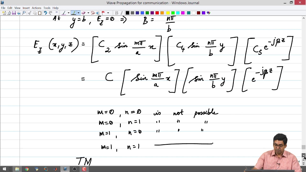 Octave simulation of modes of a Rectangular Waveguide - YouTube