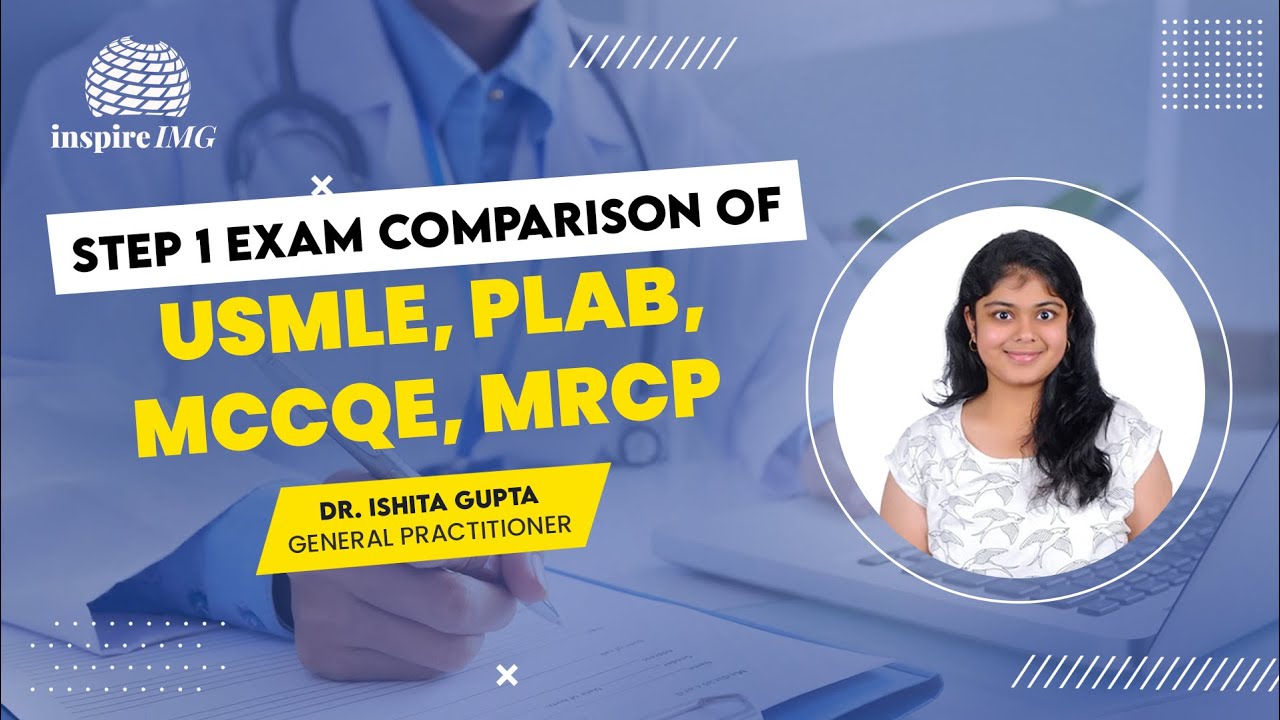 Step 1 exam comparison of USMLE, PLAB, MCCQE, MRCP - YouTube