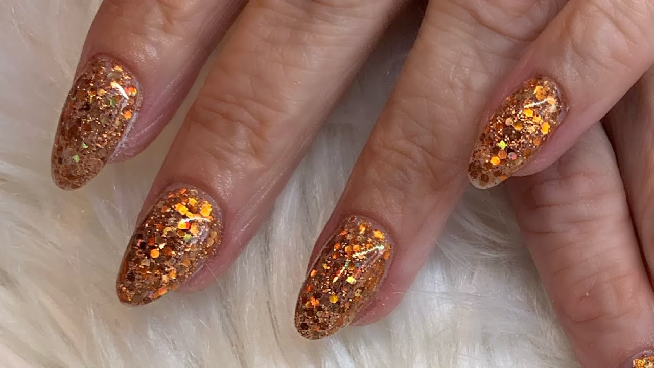 Encapsulating Glitter In Polygel Youtube
