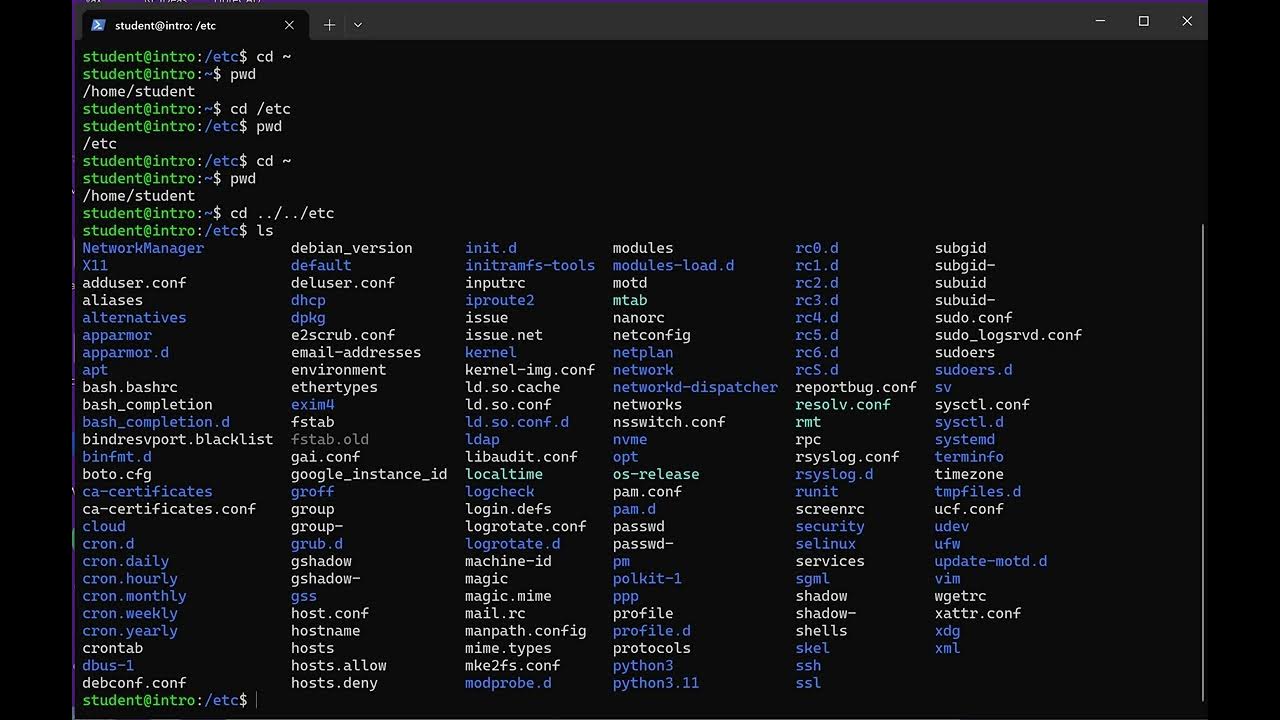 Linux Basics - 02 - Command-Line Navigation - YouTube