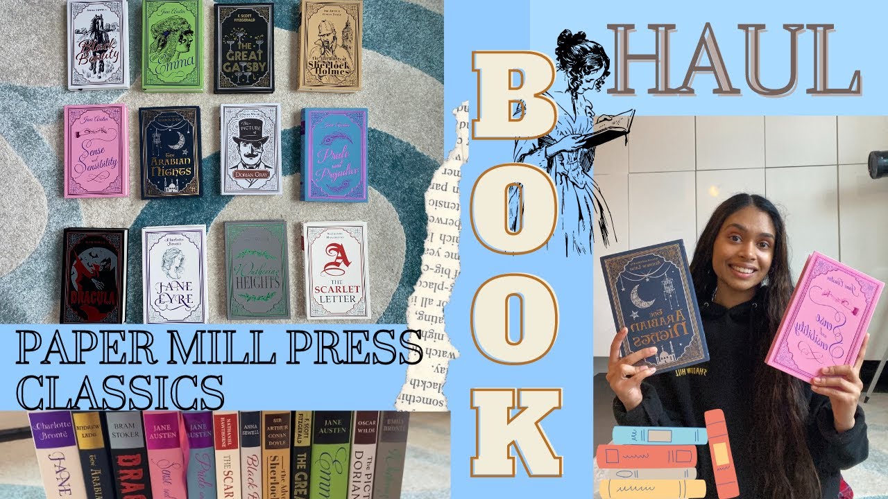 HUGE BOOK HAUL!! | paper mill press classics | book outlet + discount ...