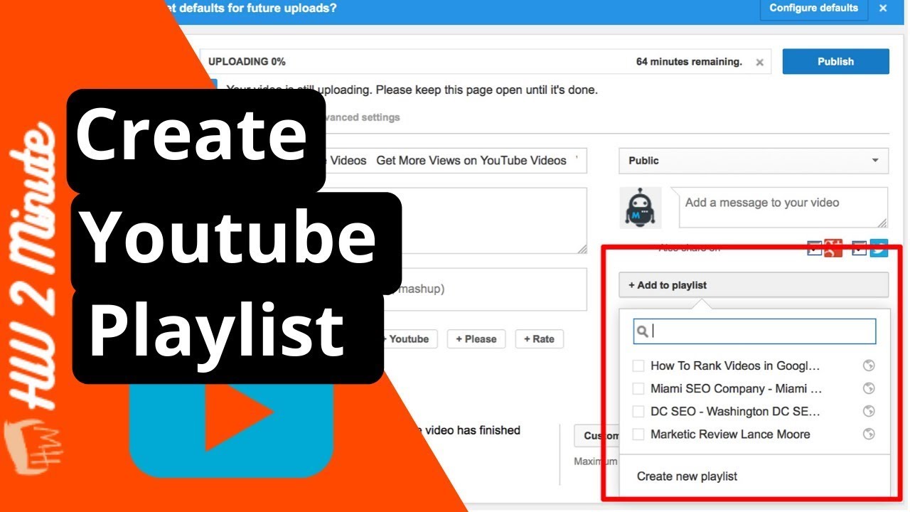 How to create a playlist on YouTube 2024 - 5 Minute solution - YouTube