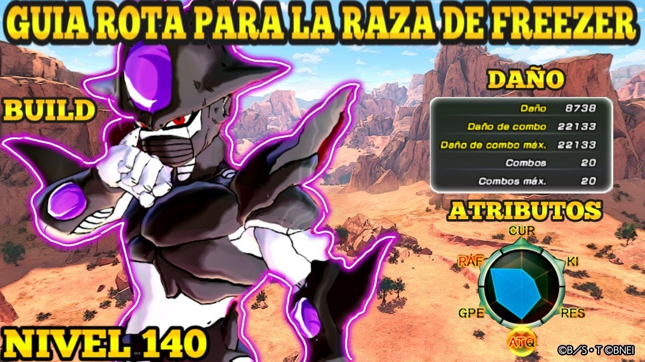 Guia rota para la Raza de Freezer xenoverse2 - YouTube