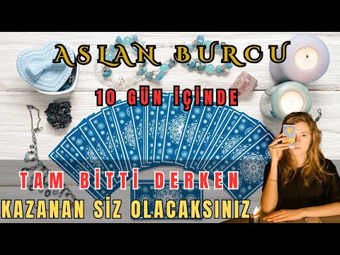 ASLAN Burcun - TAM BİTTİ DERKEN 💭  #aslanburcu #haftalıktarotyorumu 