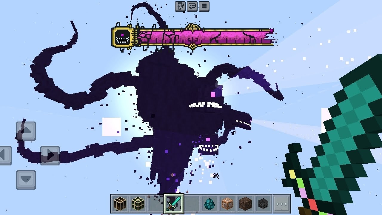 Mod wither storm Decayed reality en Minecraft bedrock - YouTube