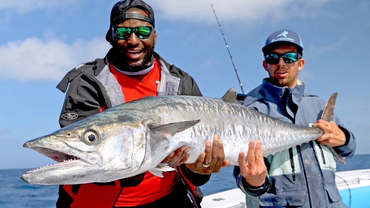 Monster Kingfish and Sailfish Fishing with NFL Defensive Tackle Corey ...
