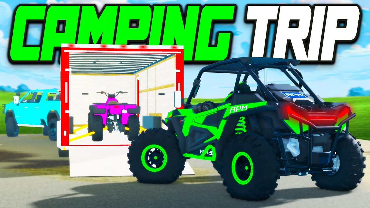 Taking A Camping Trip Using My New Trailer in Apm! | Roblox American ...
