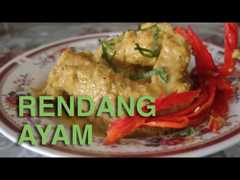 RENDANG PEDAS CILI API AYAM// RENDANG PILIHAN KELUARGA - YouTube