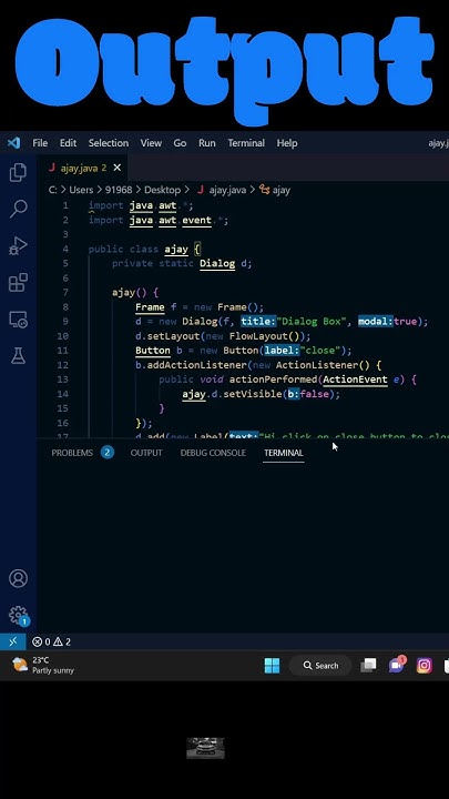 New Pop-Up In Java #virslshorts #shorts #reels #java #programming # ...