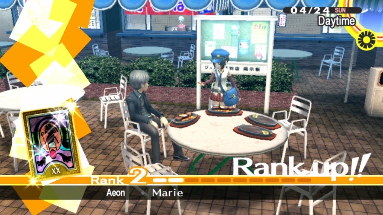 Persona 4 Golden [Part 14: 04/24 Marie at the Food Court] (No ...