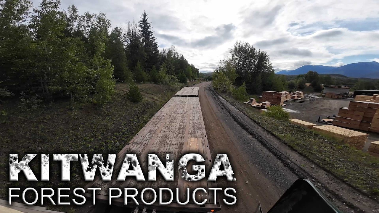 Loading in Kitwanga British Columbia Canada - YouTube