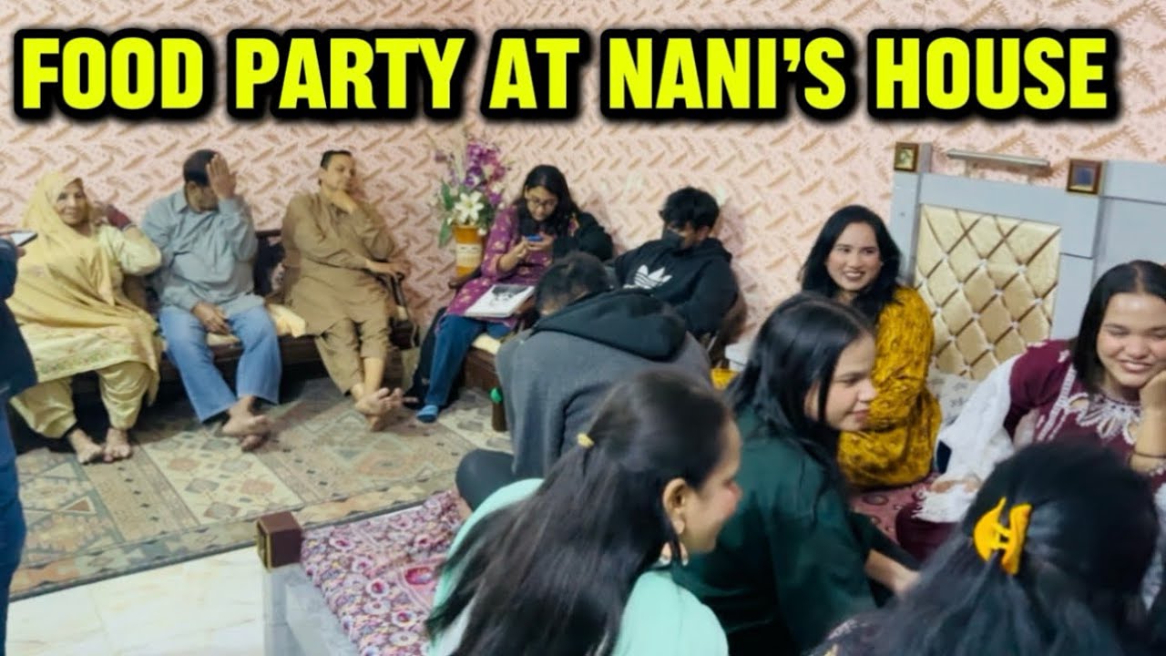 Food party at Nani’s house|| tasty food - YouTube