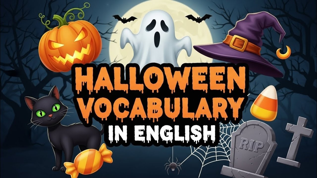 🎃 Essential Halloween Vocabulary in English | Learn Spooky Vocabulary ...