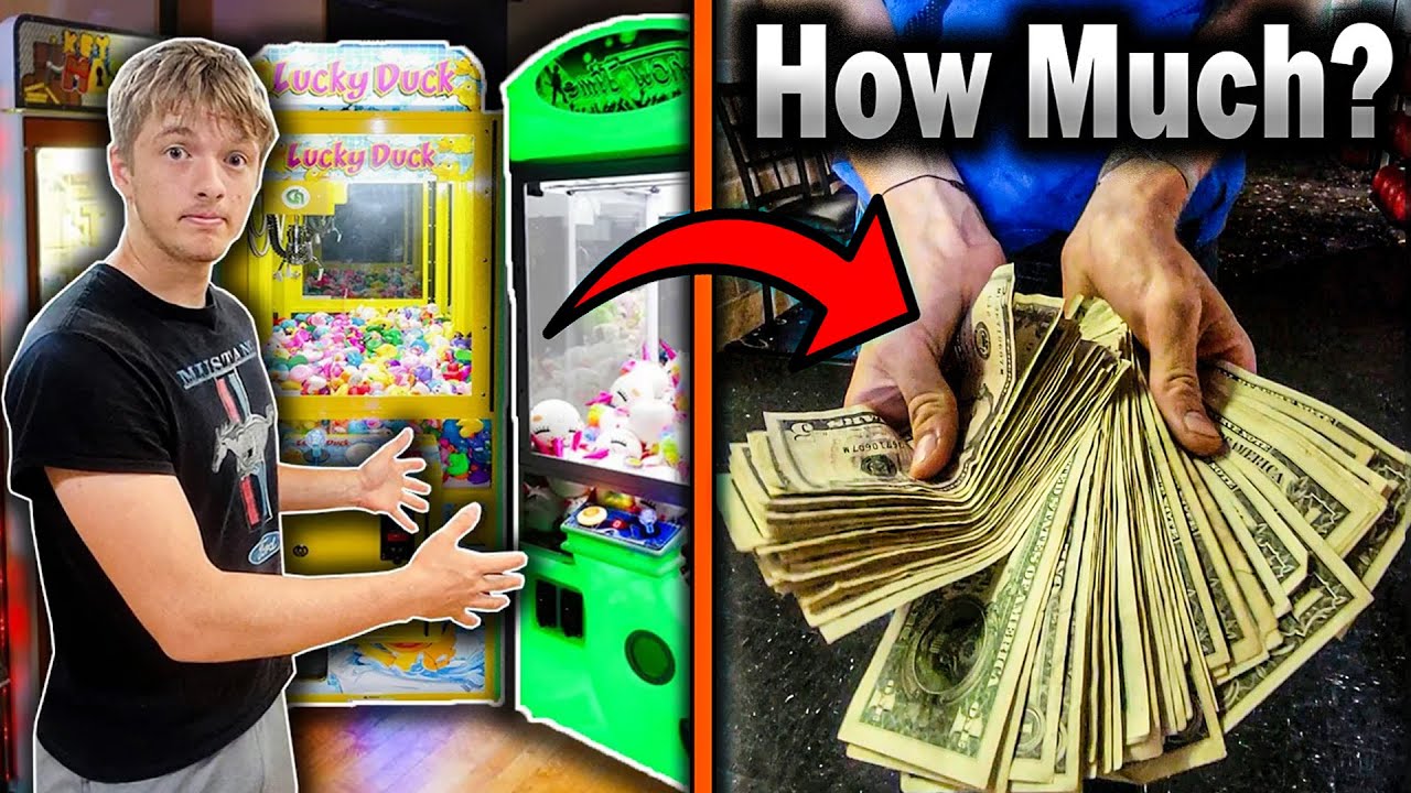 This Is HOW MUCH MONEY Our CLAW MACHINES Made In 30 Days! - YouTube