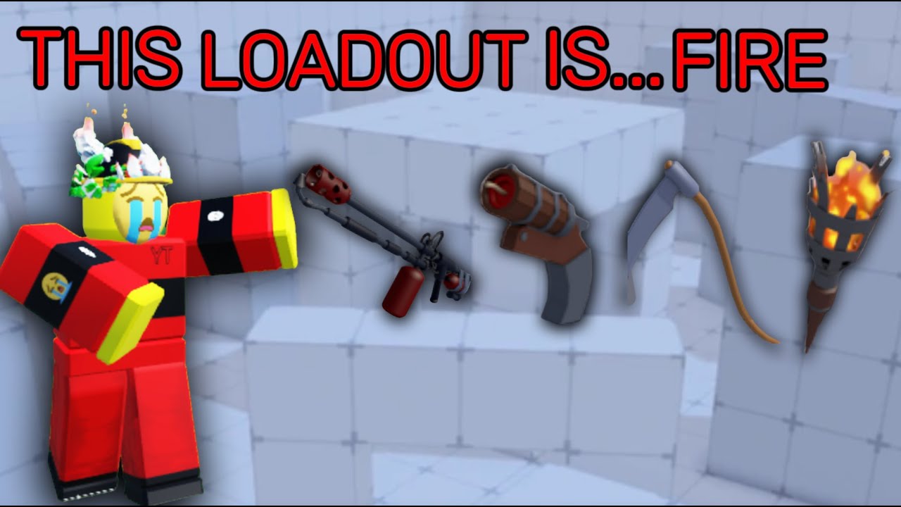 Using this fire loadout in roblox rivals - YouTube