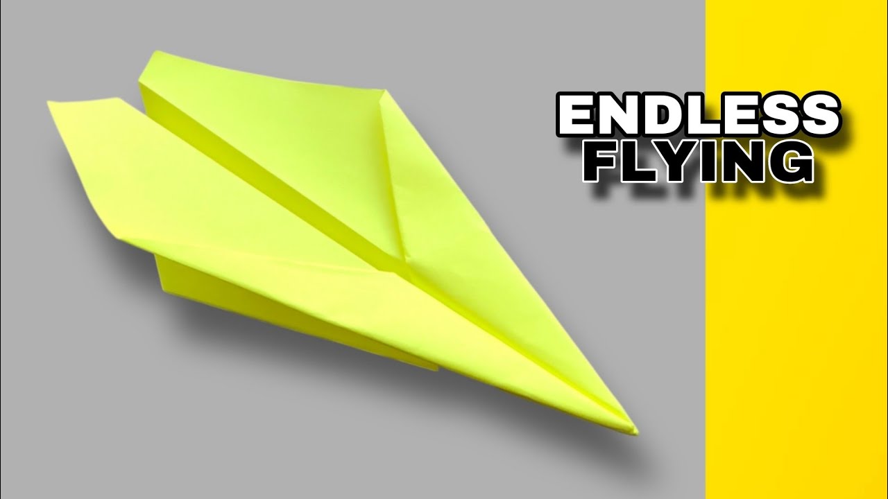 How to make F-117 stealth bomber paper plane || powerful paper airplane ...