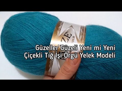 Zarif ve Kolay Tığ İşi Yelek Modeli💯Şal Modeli💯 Süper Easy Crochet Knitting