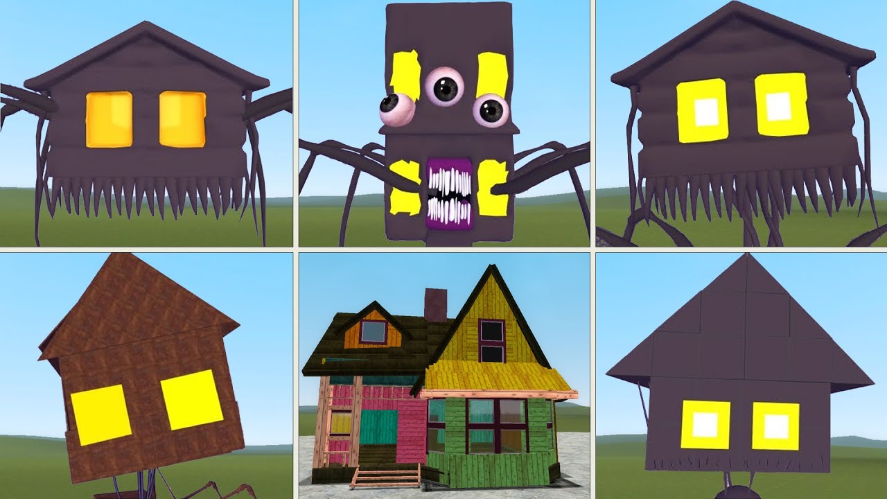 HOUSE HEAD FAMILY MONSTER BATTLE: HOUSE HEAD, LIGHTHOUSE, House (Garry ...