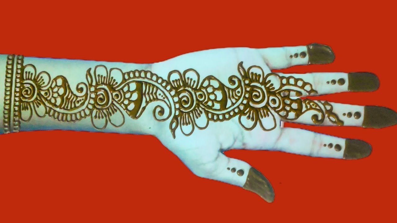 Mehandi ka design video - hath mein Mehandi lagane ka tarika - मेहंदी ...