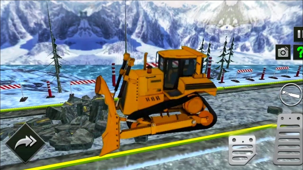 Snow Offroad Construction Road blocked// Jcb ,Tipper ,Bulldozer 4×4 Android gameplay 🎮 - YouTube