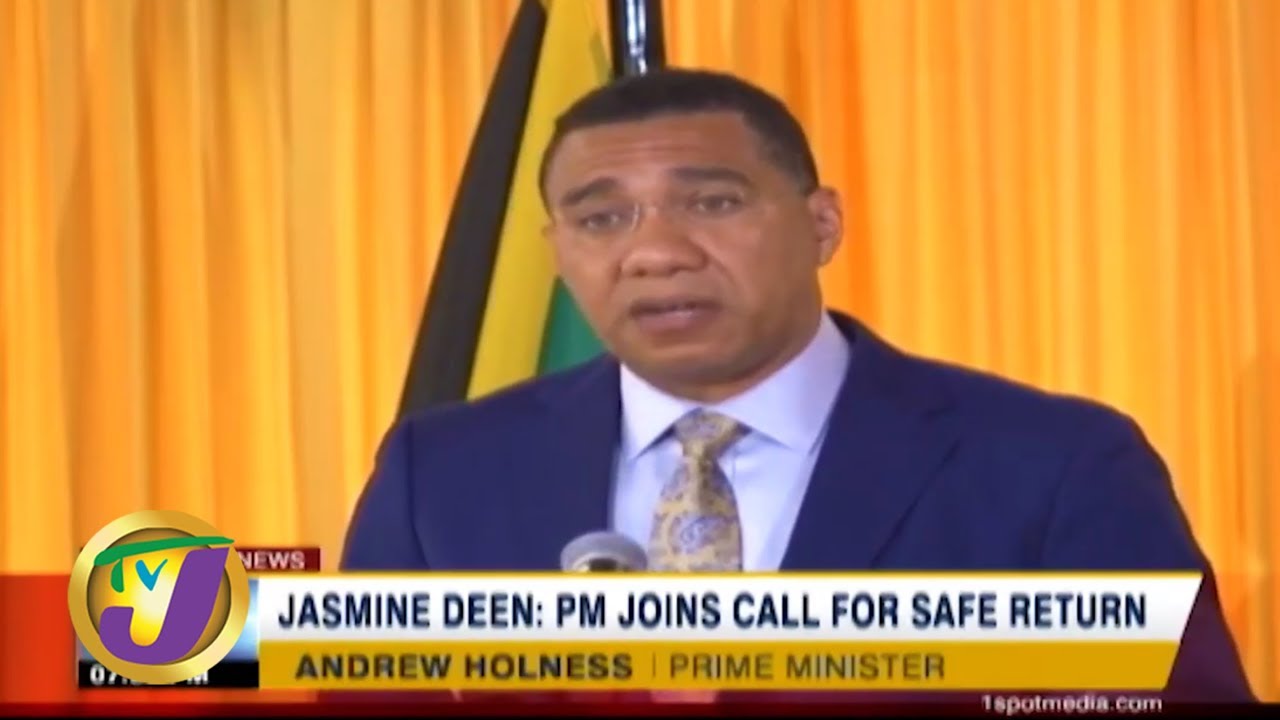 TVJ News: PM Joins Call for Safe Return of Jasmine Deen - March 9 2020 - YouTube
