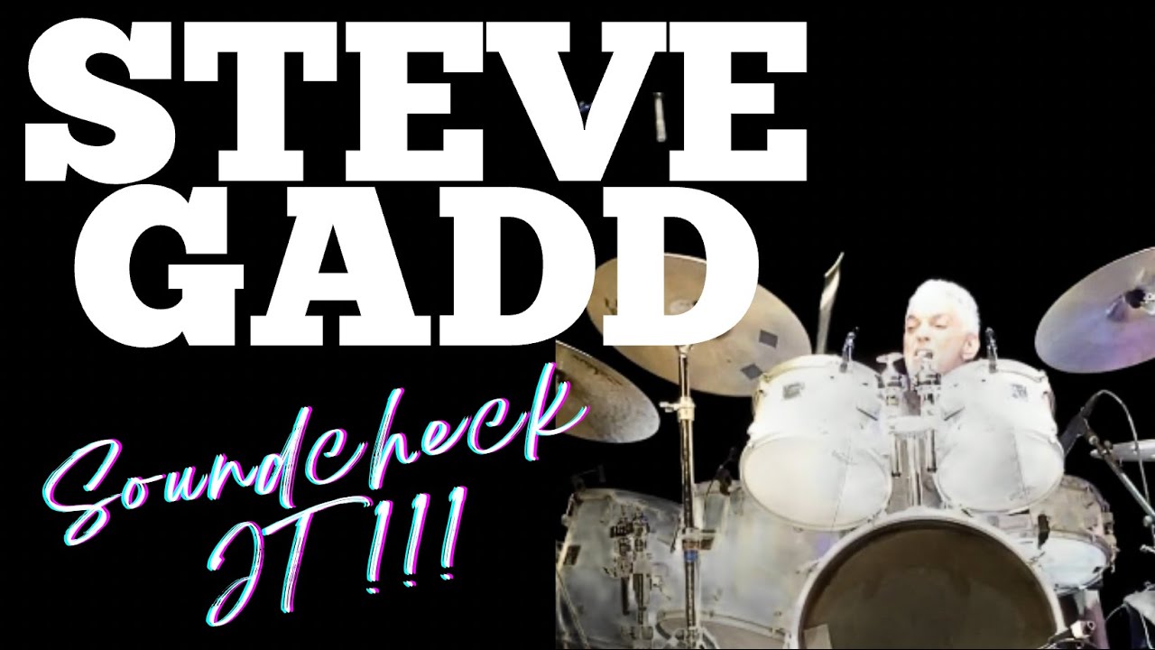 SOUNDCHECK /REHEARSEL WITH JAMES TAYLOR BAND 🔥 Steve Gadd - YouTube