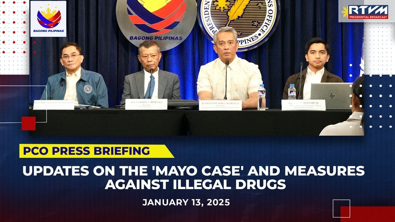 PCO Press Briefing with DILG, DOJ, NPS & NAPOLCOM 01/13/2025 - YouTube