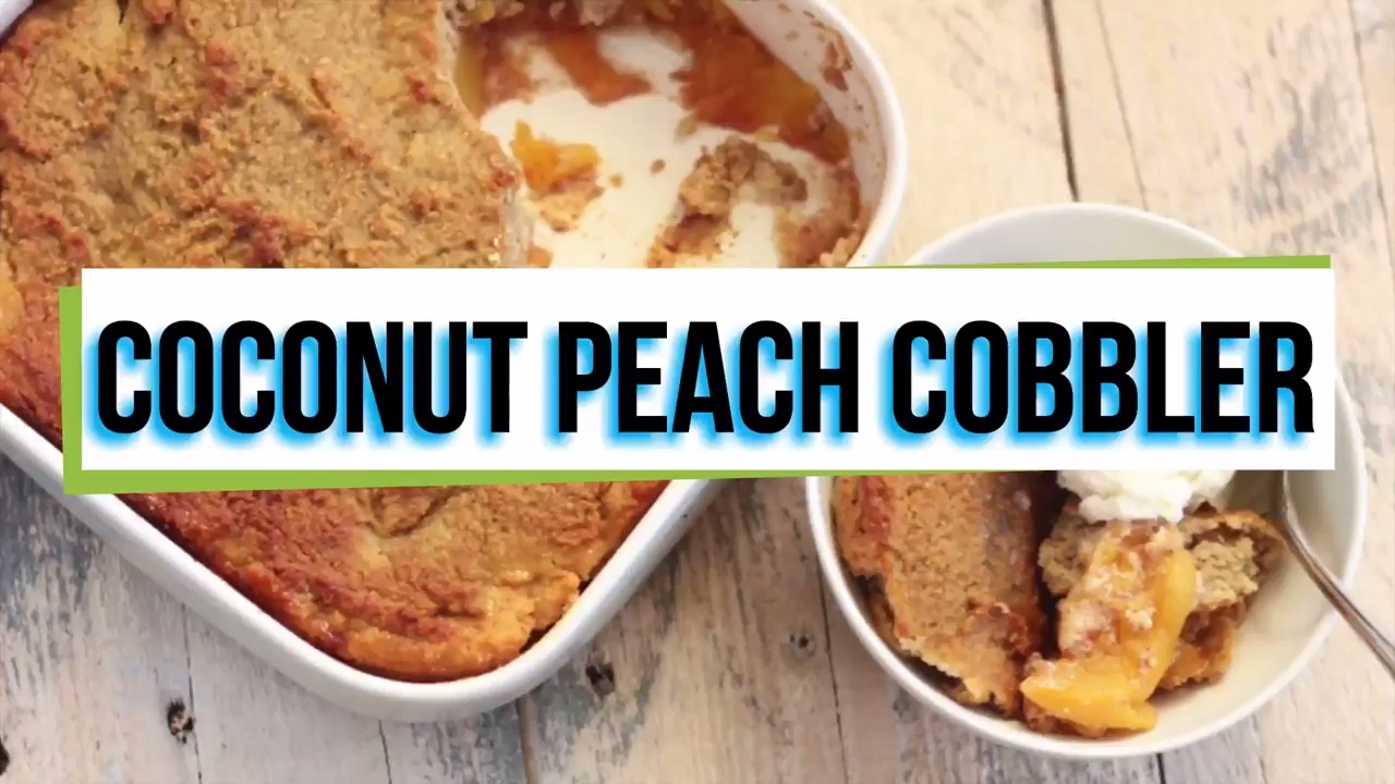 Coconut Peach Cobbler - YouTube