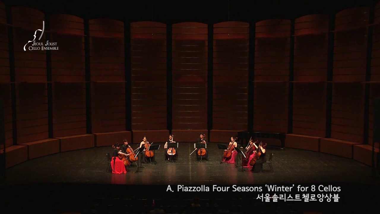 A. Piazzolla Four Seasons ‘Winter’ for 8 Cellos - Seoul Solist Cello ...