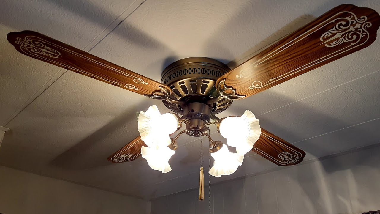 SMC U52 Royal Flush 52" ceiling fan - YouTube