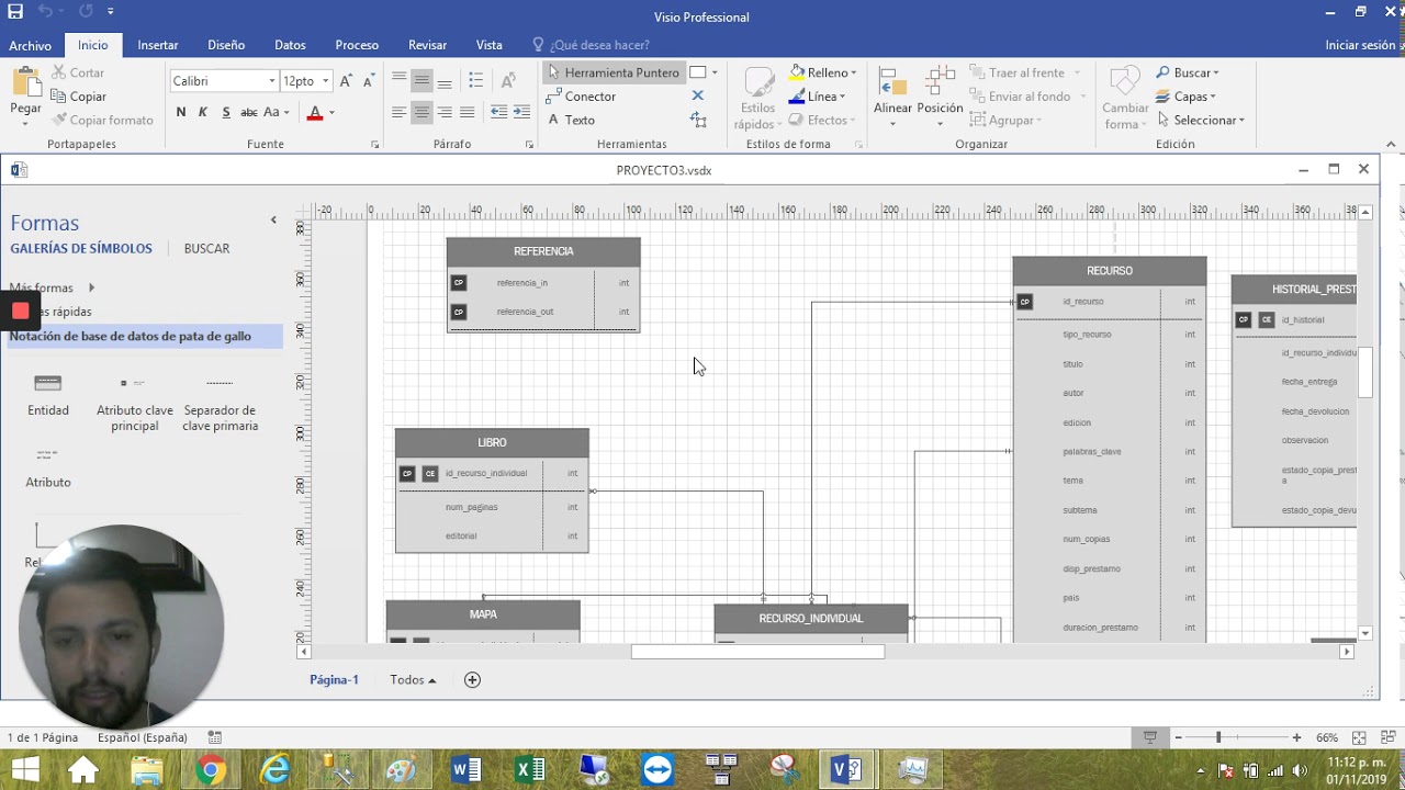 Análisis y diseño de base de datos para biblioteca 1era parte - YouTube