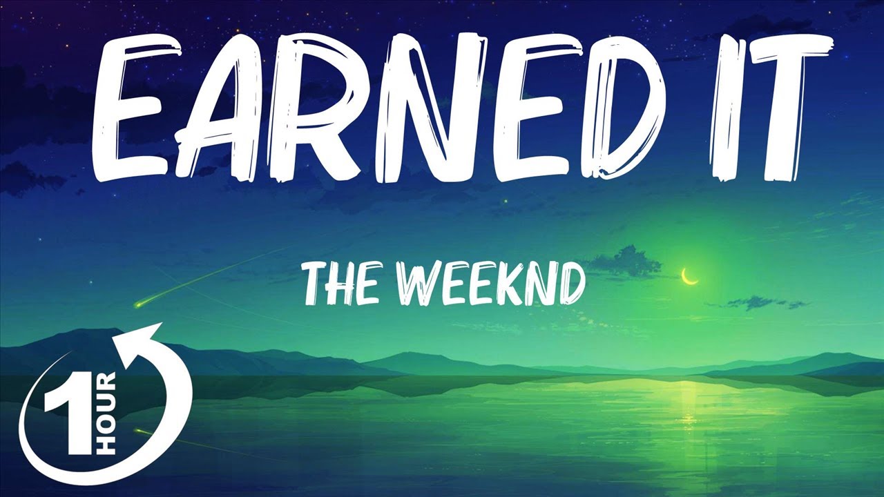 [ Loop 1Hour ] The Weeknd - Earned It (Lyrics) - YouTube