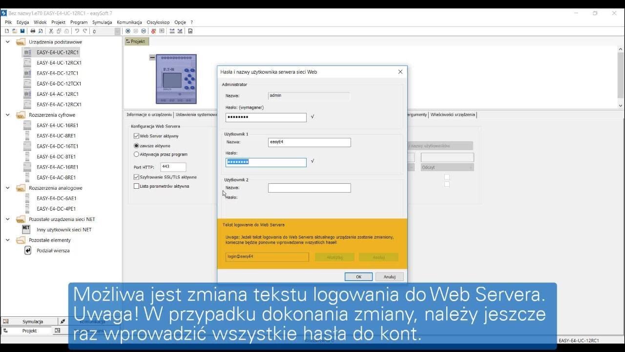 easySoft – Konfiguracja funkcji Web Servera w programie easySoft 7 ...