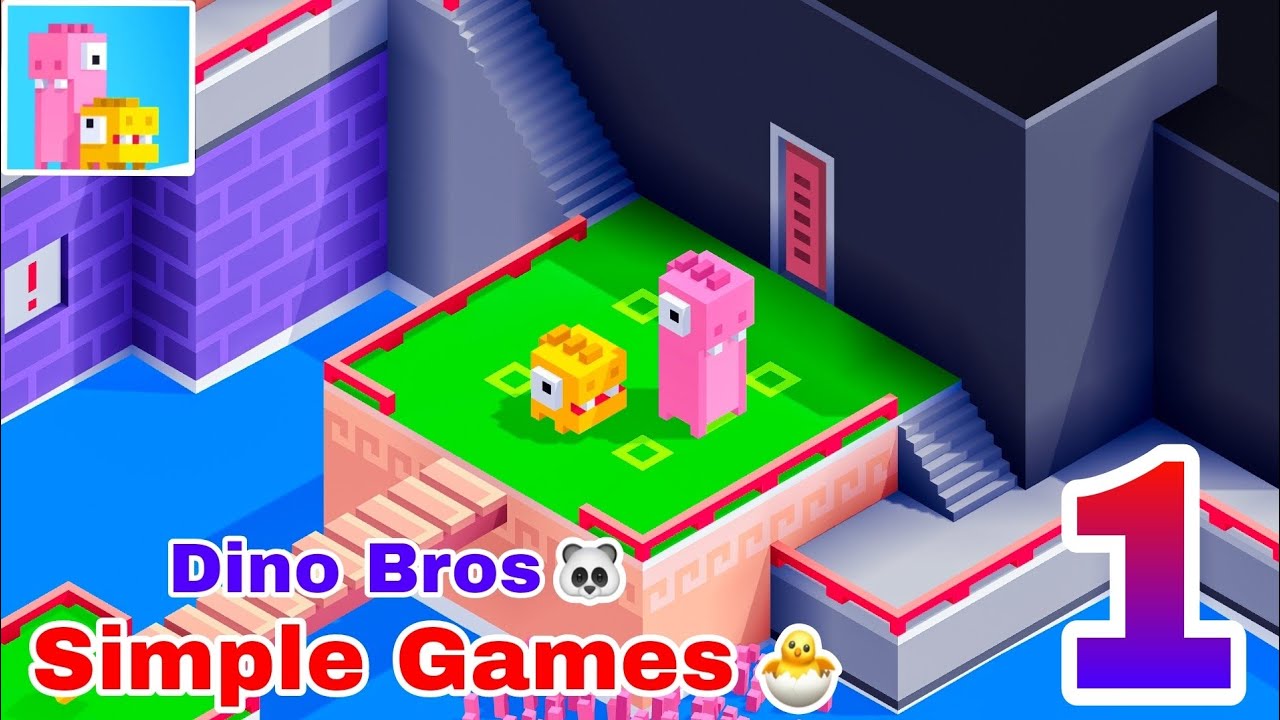 Dino Bros Part 1 Level 1 to 10 Fancade gameplay - YouTube