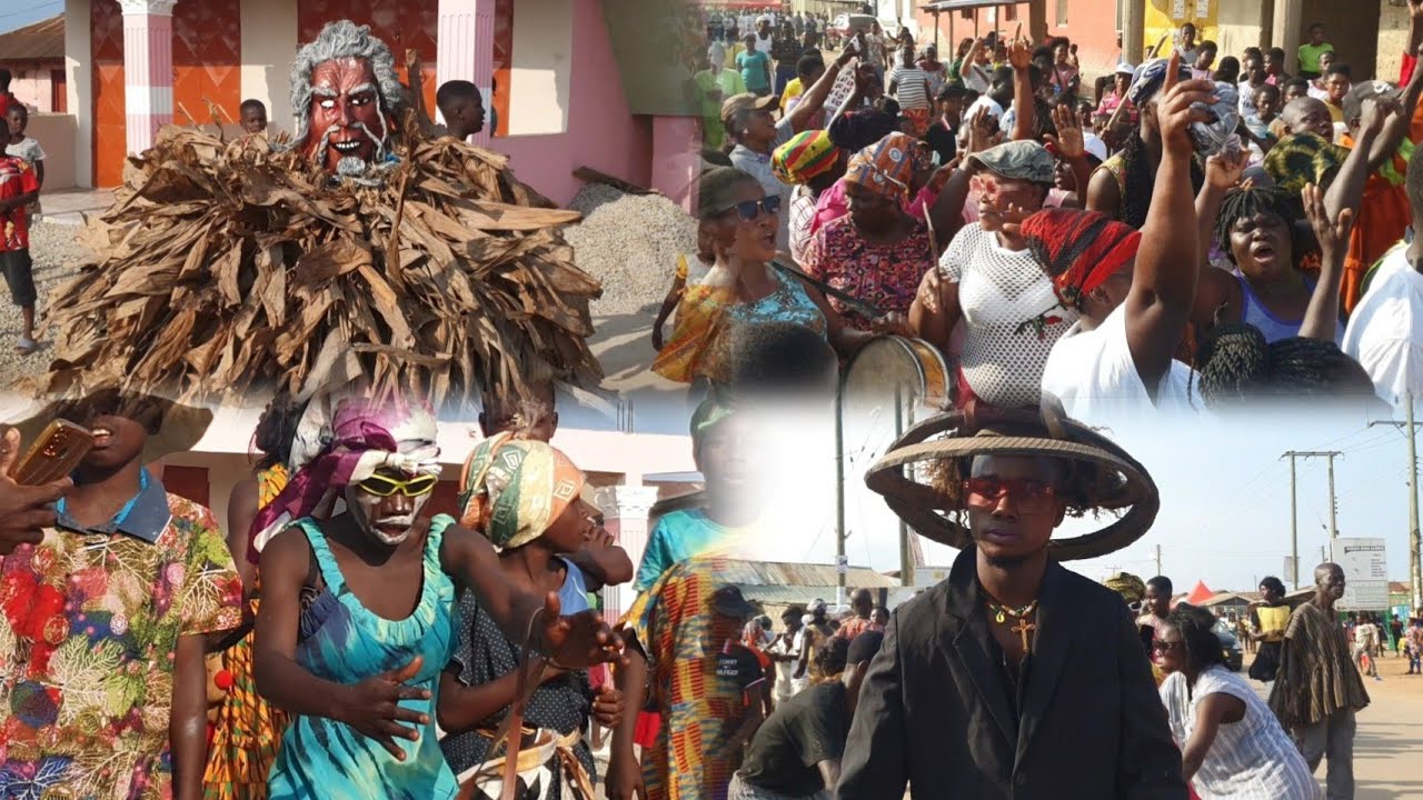 Unique cultural display in Africa @Enyan Maim Akwambo festival 2024/ A ...