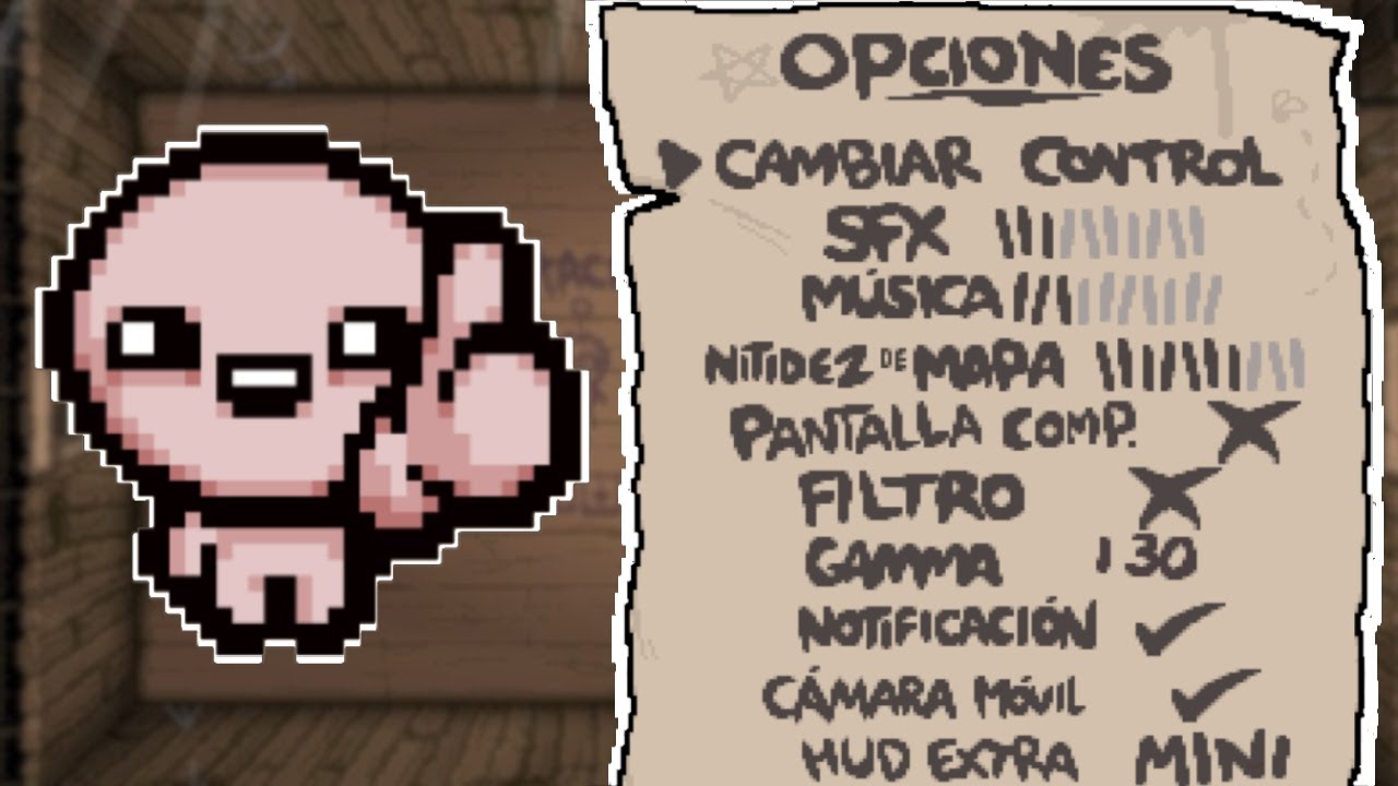 como tener las MEJORES CONFIGURACIONES en TBOI (que hacen las opciones ...