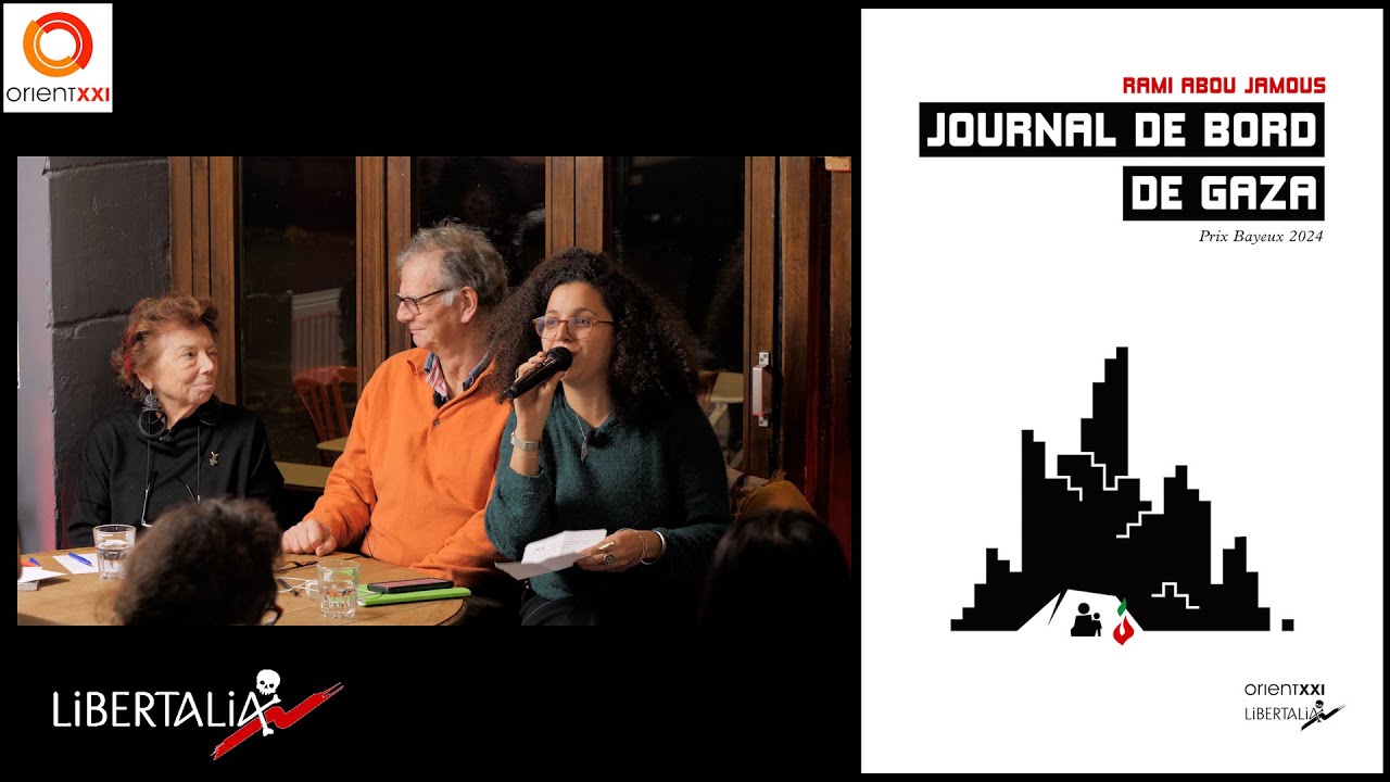 Lancement du livre « Journal de bord de Gaza » de Rami Abou Jamous ...