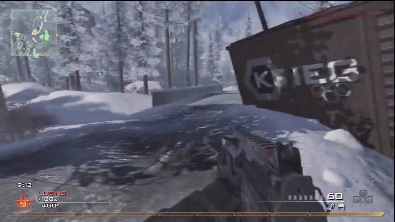 Modern Warfare 2, Deathmatch Tutorial Run and Gun, Derail - YouTube