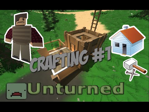 Crafting Tutorial Unturned #1 - (Chão,Paredes,Pilares,Teto,Paredes ...