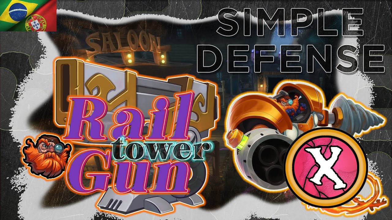 DD2 RAIL GUN TOWER by THE ENGINEER ~ Chaos 10 | Dungeon Defenders 2 ...