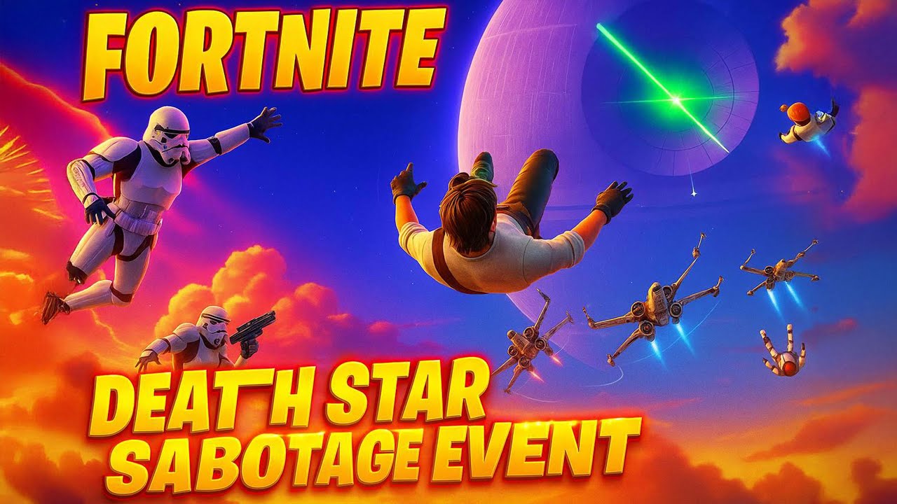 Infiltrating the Death Star!! Fortnite Live Event - YouTube