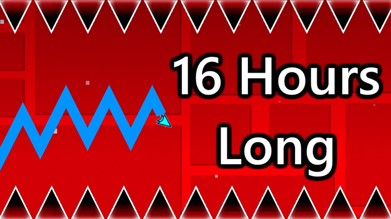 Beating the New Longest Level In Geometry Dash - YouTube