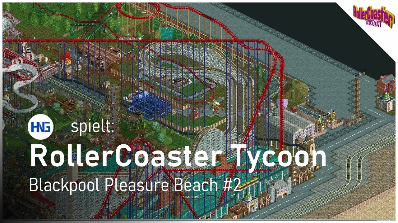 Blackpool Pleasure Beach #2 🏰 RollerCoaster Tycoon #1385 - YouTube
