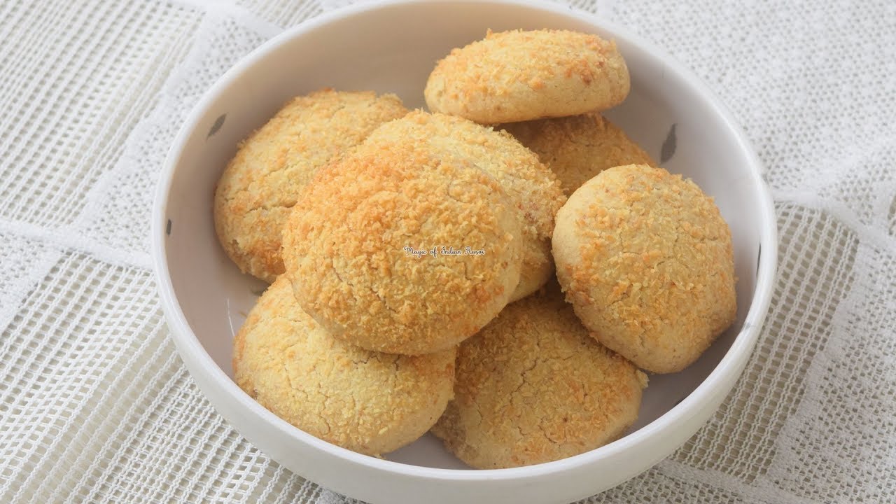 Almond Semolina Cookies (Eggless) - Bakery Style Whole Wheat Nankhatai ...