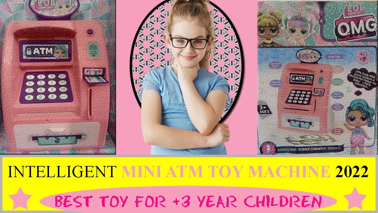 INTELLIGENT MINI ATM TOY MACHINE UNBOXING AND REVIEW 2022 - YouTube