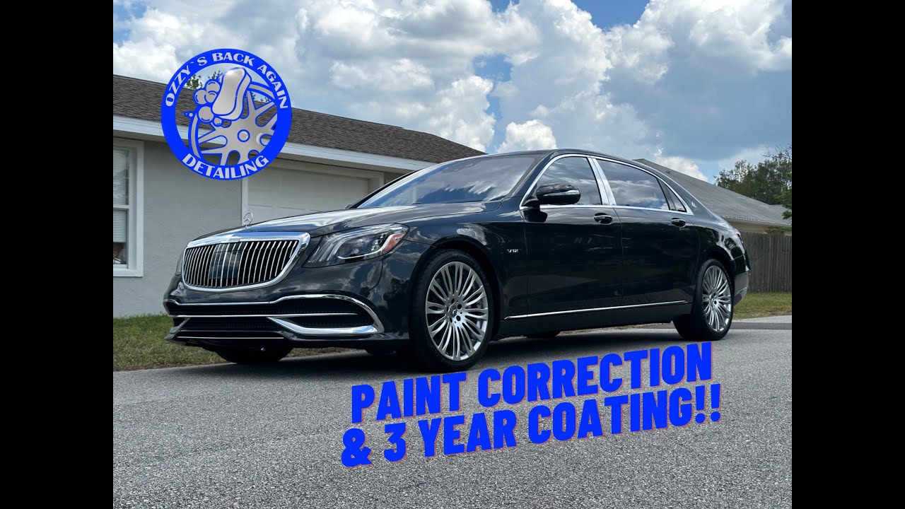 2020 Maybach Paint Correction and 3 Year Coating! - YouTube
