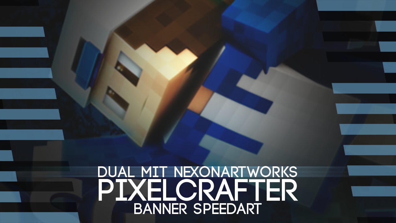 [PixelCrafter] Minecraft Banner Speedart | by RevexArtist ft. NexonArtworks - YouTube