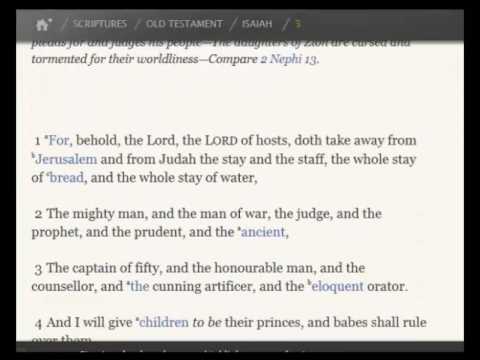 Book of Isaiah 1-4 (KJV) Audio Narration with Text - YouTube