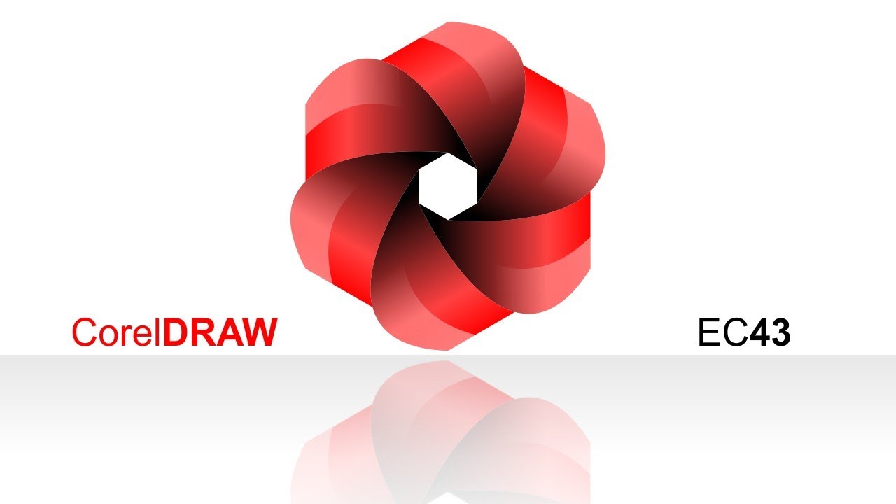 Belajar Design di Coreldraw Membuat Object 3D - YouTube