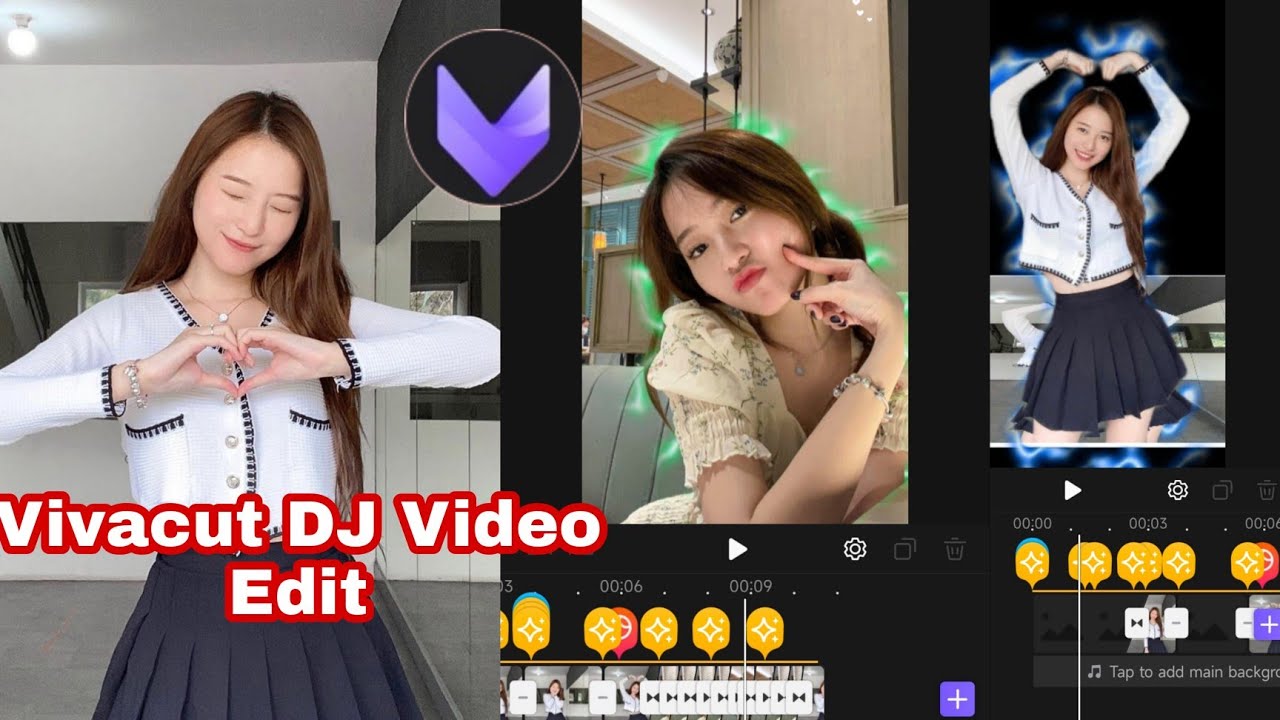 Vivacut DJ Video Editing Tutorial Video edit Beat အလွယ်နည်း - YouTube